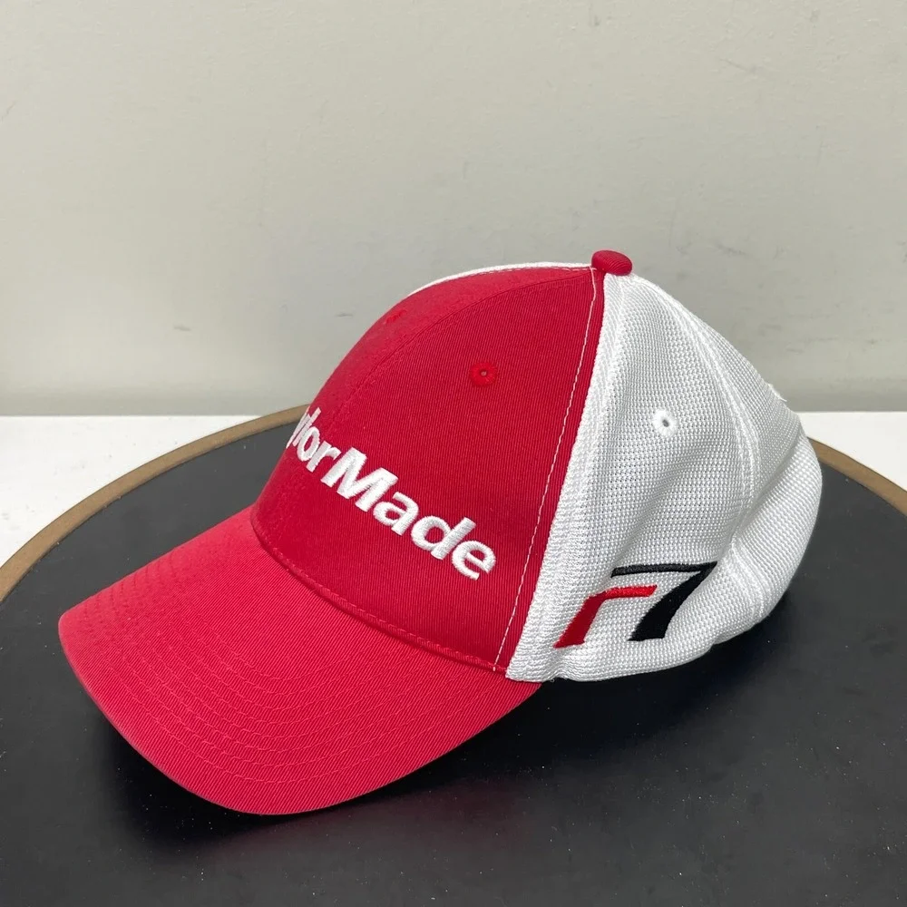 TaylorMade | Accessories | Taylormade R7 Golf Hat Mens Red White Mesh ...